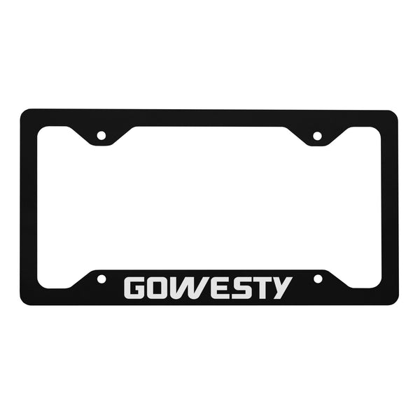 GoWesty Pop-Top Logo Inspired Metal License Plate Frame